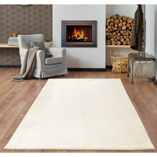 LaDole Rugs 8x10 ft Fluffy Shaggy Area Rug | Machine Washable Large ...