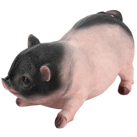 Fyydes Resin Pig Decor,Resin Little Pig Animal Figurines Sculptures ...