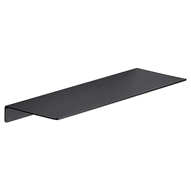 Metal Wall Shelves, Black Floating Shelves,Bathroom Racks, Wall Display ...