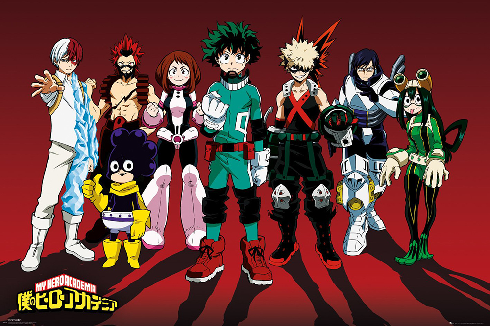 My Hero Academia Manga Poster Character Line Up Poster Poster