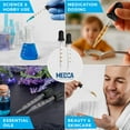 MEDca Glass Dropper, Bent and Straight Tip, 1 mL Measurement ...