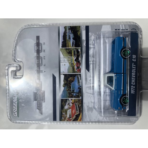 GREENLIGHT 1:64 100 YEARS 1972 CHEVROLET C10 GREEN MACHINE CHASE 27970 ...