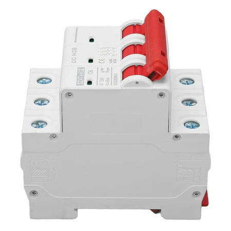 DC Circuit Breaker, 6000A Breaking Capacity Insulated Pa66 Shell Mini Circuit Breaker 3P For ...