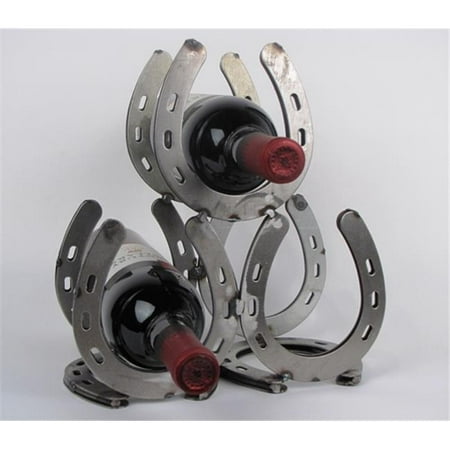 3-Bottle Horseshoe Pyramid Wine Rack | Walmart Canada