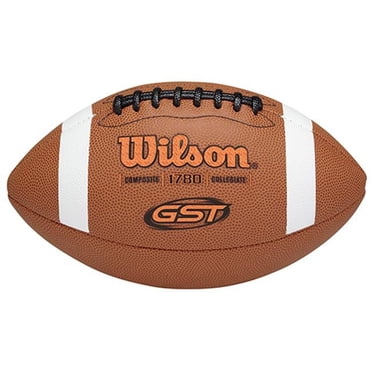 Wilson GST 1003 Official Size Leather Game Football - Walmart.com