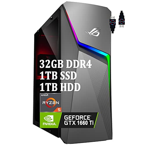 ASUS ROG Strix GL10 Gaming Desktop, AMD Ryzen 5-3600X,