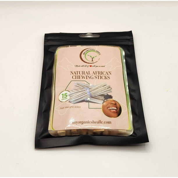 All Natural Organic African Chewing Sticks for Oral Care, 15pcs Per ...