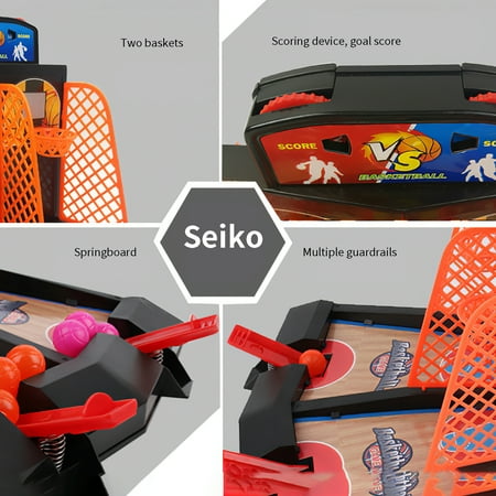 Desktop Basketball Game Toys 2-Player Table Arcade Funny Emulational ...