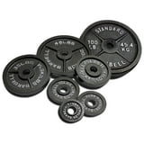 CAP Barbell, 100lb Olympic Cast Iron Weight Plate, Single - Walmart.com