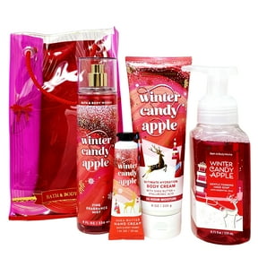 Bath & Body Works WINTER CANDY APPLE Care Set - Fragrance Mist, Body ...