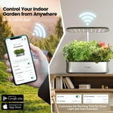 LetPot 12-Pod Smart Hydroponics System SE Indoor Growing System, APP ...