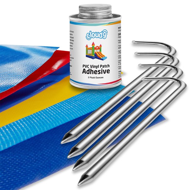 Cloud 9 Inflatable Bounce House Repair Kit - Commercial Grade - Walmart.com