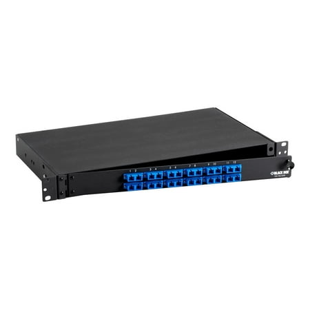 Black Box Rackmount Fiber Panel Loaded - Patch panel - 1U - 19"/23 ...