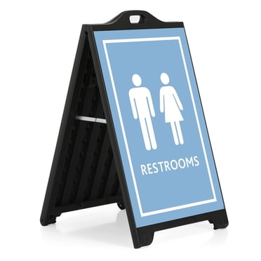 Excello Global Products Swinging Changeable Message Sidewalk Sign ...