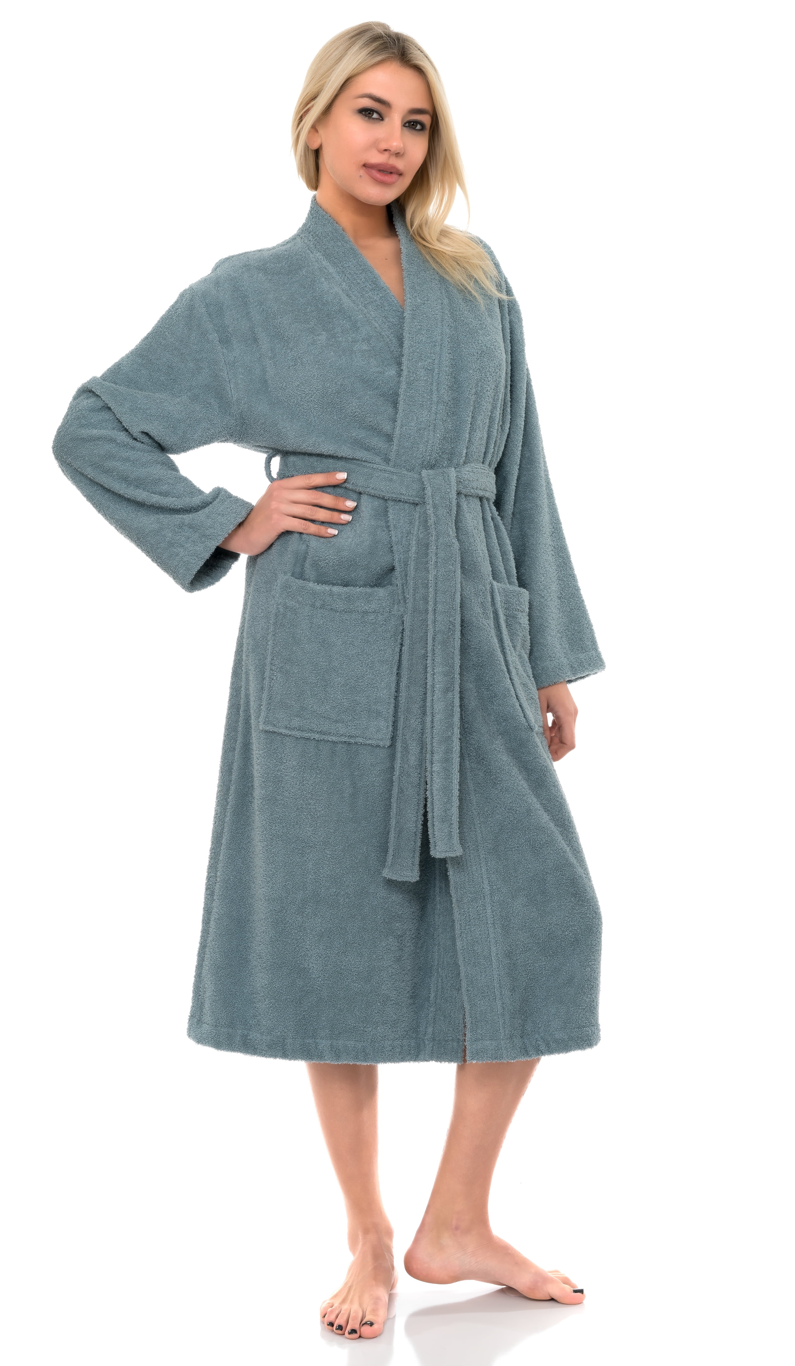 TowelSelections Womens Robe, Premium Cotton Bathrobe, Spa Terry Cloth ...