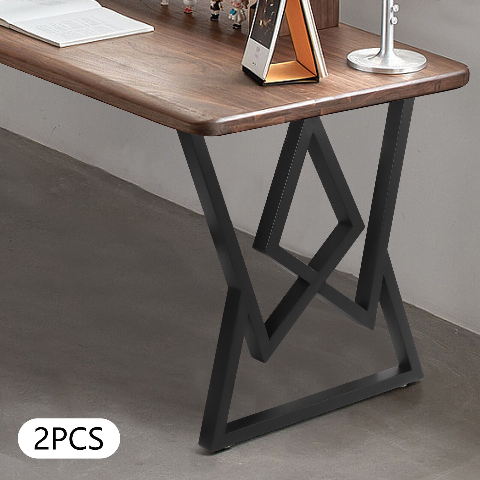 Set of 2 Metal Table Legs Table Legs 28” Steel Dining Desk Legs DIY ...
