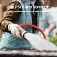 Garden Hose 50 ft x 5/8” Hot/Cold Water Hose,-50 ° F to 190 ° F,Burst ...