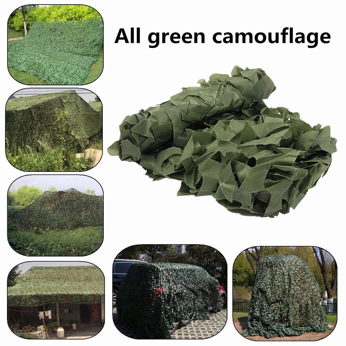 78"x78" Camo Net Camouflage Netting Woodland Shooting Hide Army Hunting ...