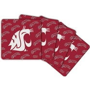 Stoneware Drink Coaster Set with Holder Included, Virginia Tech ...