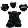 MaoGoLan 5Pcs Black Cat Plush with 4 Babies inside 20" Big Black Cat ...