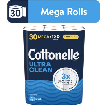 Cottonelle Ultra Comfort Toilet Paper, Strong Toilet Tissue, 12 Mega ...