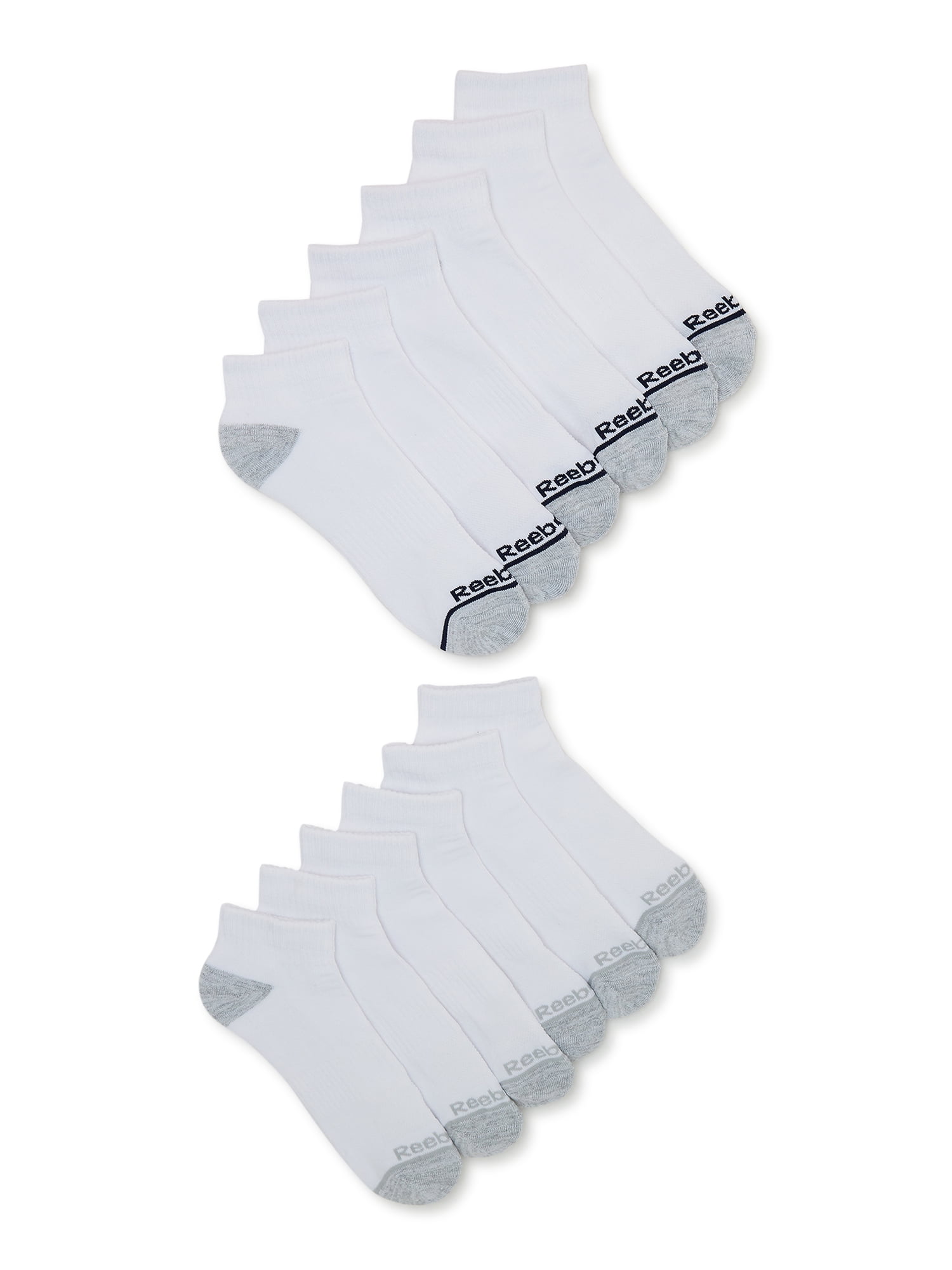 Reebok Men's Essentials Quarter Socks, 12-Pack - Walmart.com