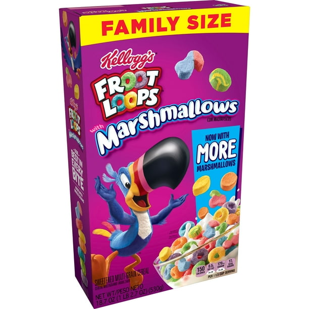 Kelloggs Froot Loops Breakfast Cereal Original With Marshmallows