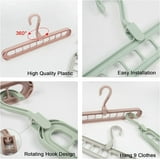 4 Pack Magic Space Saving Clothes Hangers Multifunctional Smart Closet ...