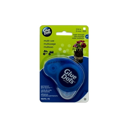 Glue Dots Permanent 3/16" Square Dispenser 450pc - Walmart.ca