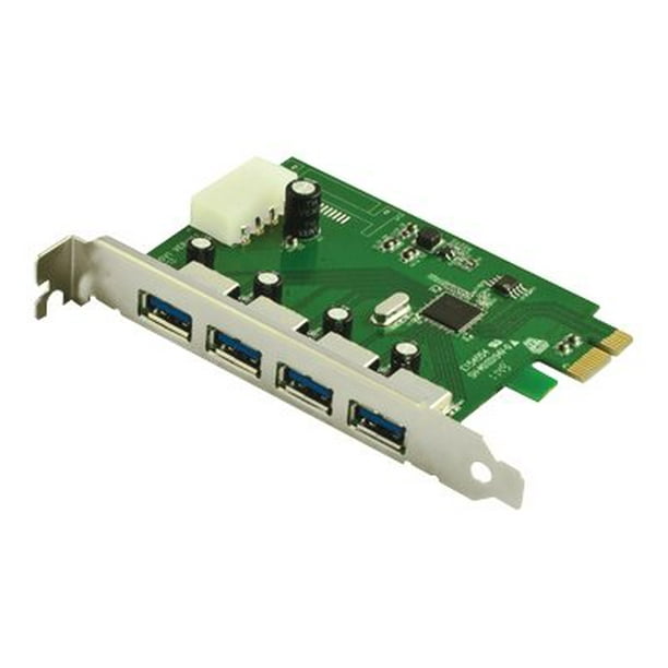 VisionTek Connect PCIe 4-port USB 3.0 Host Adapter - USB adapter - PCIe ...
