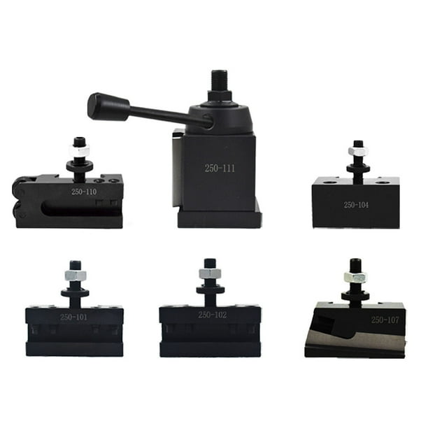 Axa Tool Post Set 250-111 Wedge Type Quick Change Tool Post Set 6 Pc ...