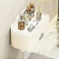 CaiYueKe Wall Mount Toilet Paper Holder Bathroom Tissue Box Dispenser ...
