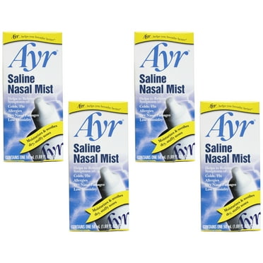 Ayr Saline Sinus Rinse Spray, Nasal Mist for Dry and Inflamed Nasal ...