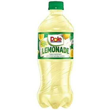 Dole Lemonade, 20 oz Bottles, 24 Pack, Classic Refreshing Citrus Drink ...