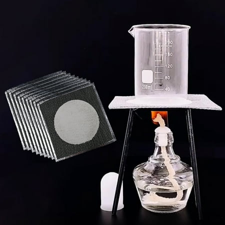 Airle 10Pcs 12.5/15/20cm Square Uniform Heating Iron Wired Edge-covering Asbestine Meshes ...