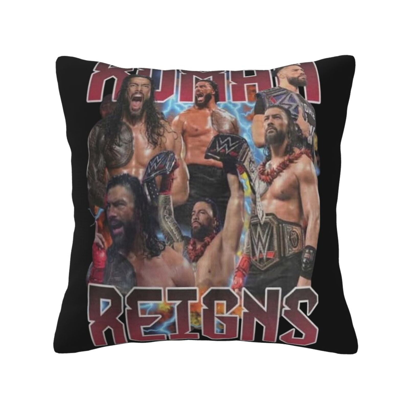 Funda de cojín decorativa universal suave Roman Reigns para las cuatro ...