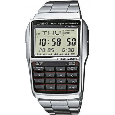 Casio Unisex Classic Calculator Watch, Beige - Walmart.com