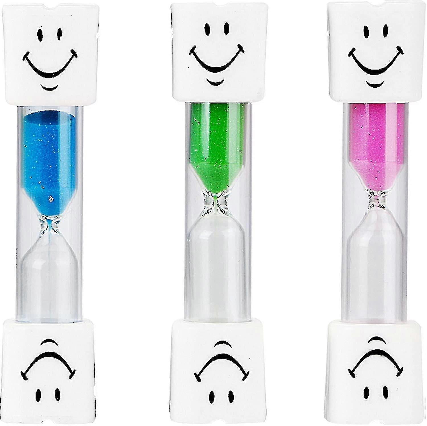 3pcs Brushing Timer, 3 Minute Dental Hourglass For Kids, Tooth Brushing ...