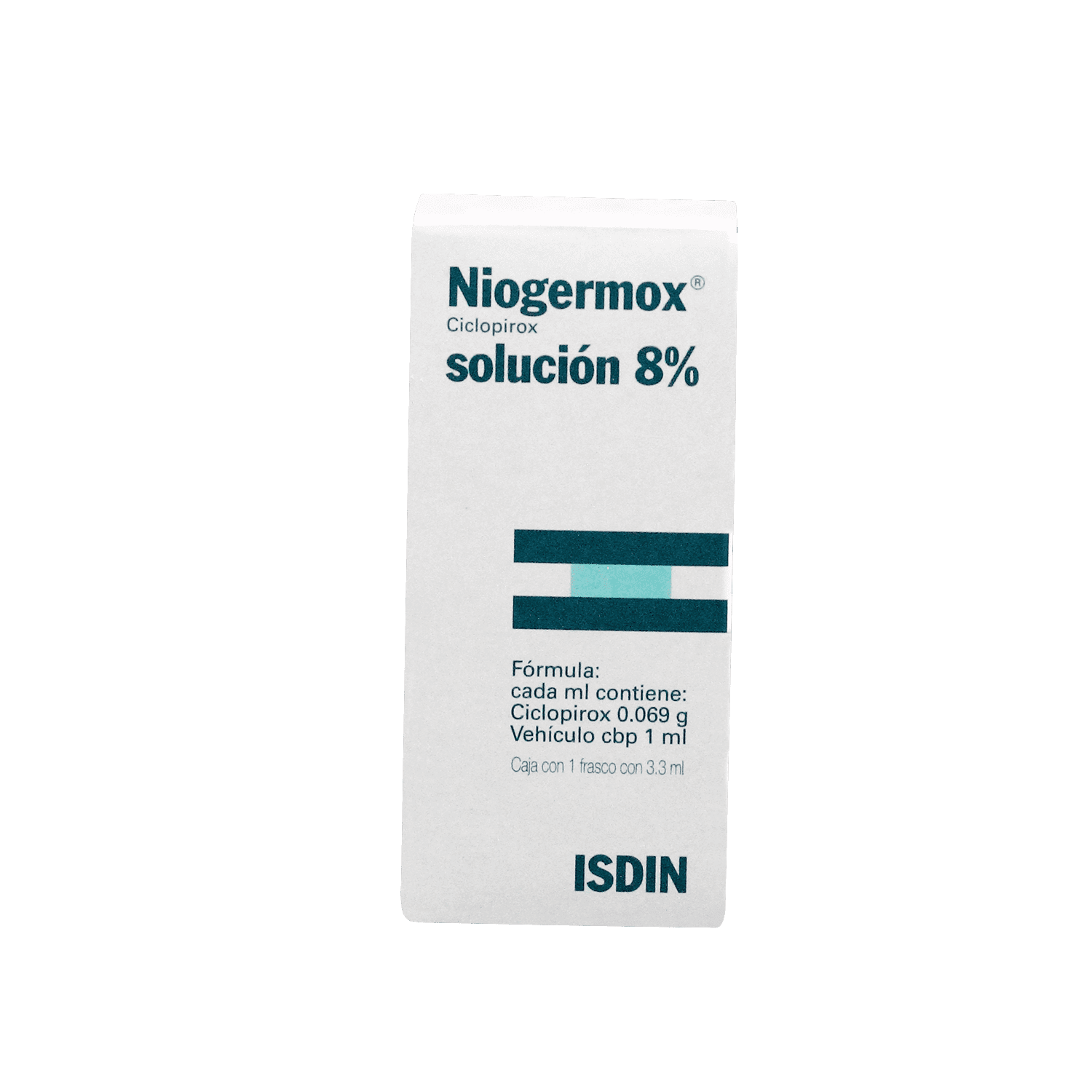 NIOGERMOX Isdin SOL AL 8% C/3.3 ML | Bodega Aurrera en línea