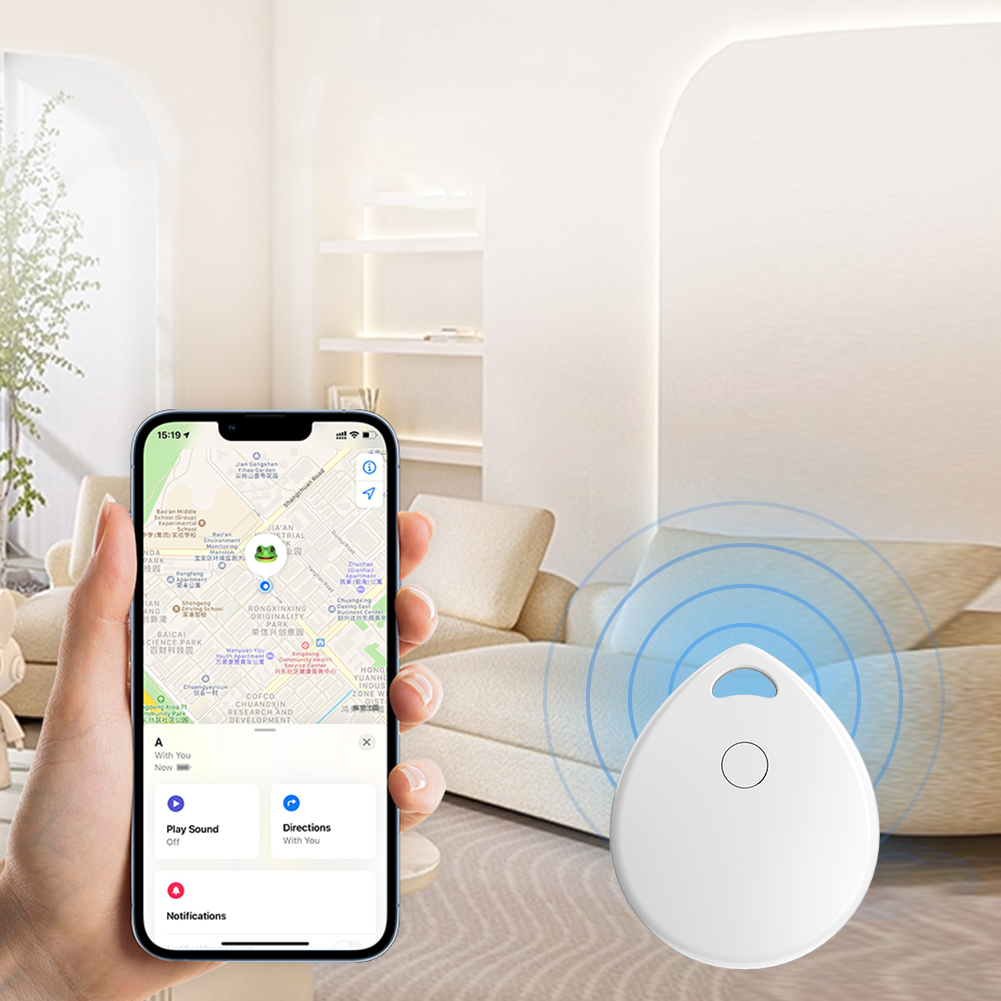 Smart GPS Tracker Work with Apple Find My Item Locator Bluetooth ...