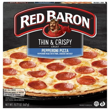 Roma Original Pepperoni Thin Crust Frozen Pizza 10.54oz - Walmart.com