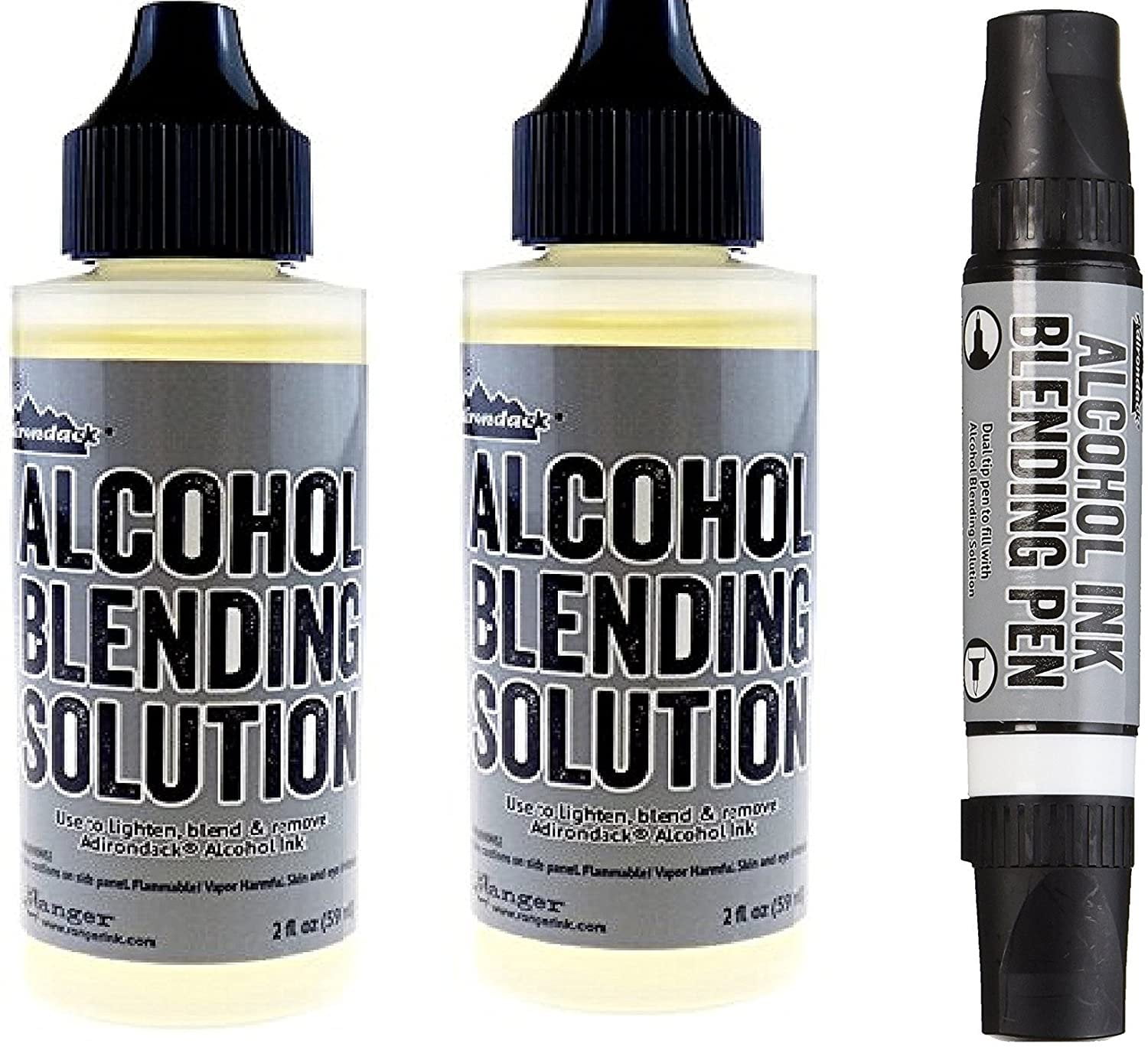 Ranger Adirondack Alcohol Ink Fillable Pen Blending Pen and Solution ...