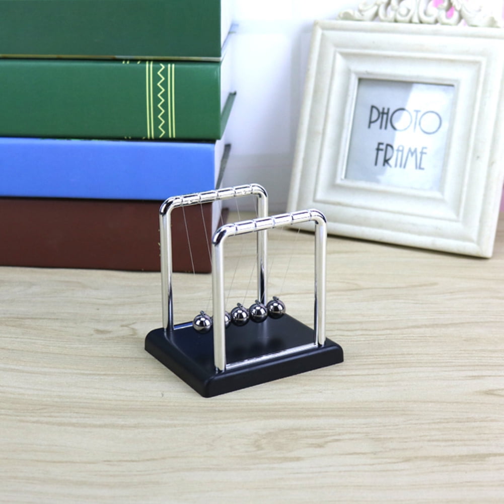 Buy Limei Newtons Cradle Pendulum, Perpetual Motion Desk Toy, Swinging ...