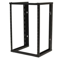 NavePoint 18U Server Rack with Swing Gate - 18U Wall Mount Rack for 19 ...