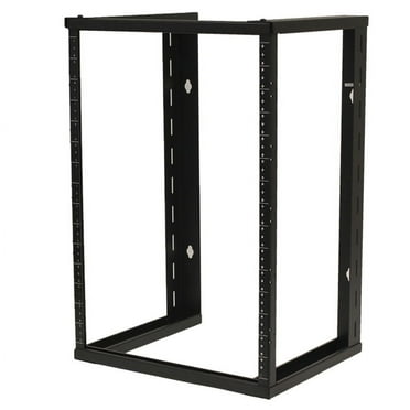 NavePoint 18U Server Rack with Swing Gate - 18U Wall Mount Rack for 19 ...