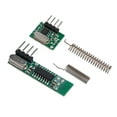 Rf Receiver Module 433Mhz Diy Kits Metal+Circuit Board Superheterodyne Rf Receiver Transmitter ...