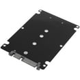 2x Black B M Key Socket 2 M 2 Ngff Sata Ssd To 2 5 Sata Adapter
