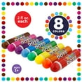 US Art Supply 8-Color Crazy Dots Kids Marker Set - Washable, Water ...