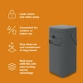 Pet Genie Dog Waste Disposal System, Gray, up to 2 Month Refill ...