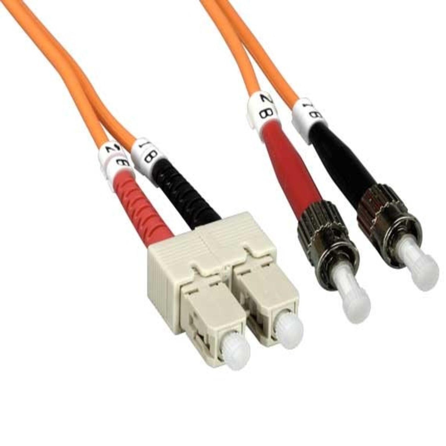 SANOXY Cables and Adapters; 1m SC/ST Duplex 50/125 Multimode OM2 Fiber ...